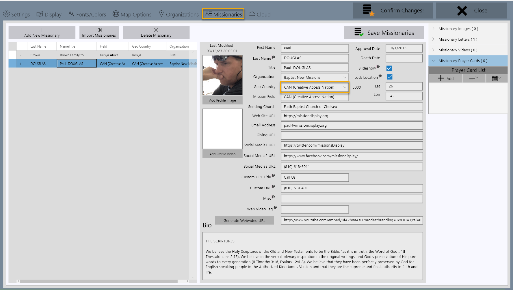 Creating and Editing Missionary Pages – Mission Display Knowledge Base ...