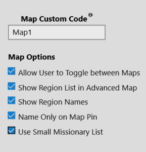 Customizing Map Options – Mission Display Knowledge Base v1.5.9